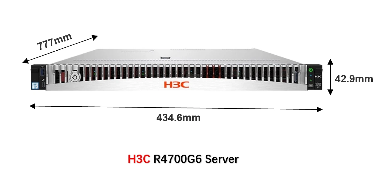 Data Center Server R4700 G6 4410y 2.0ghz 12core 32g Ddr5-4800mt/s 2*4tb ...