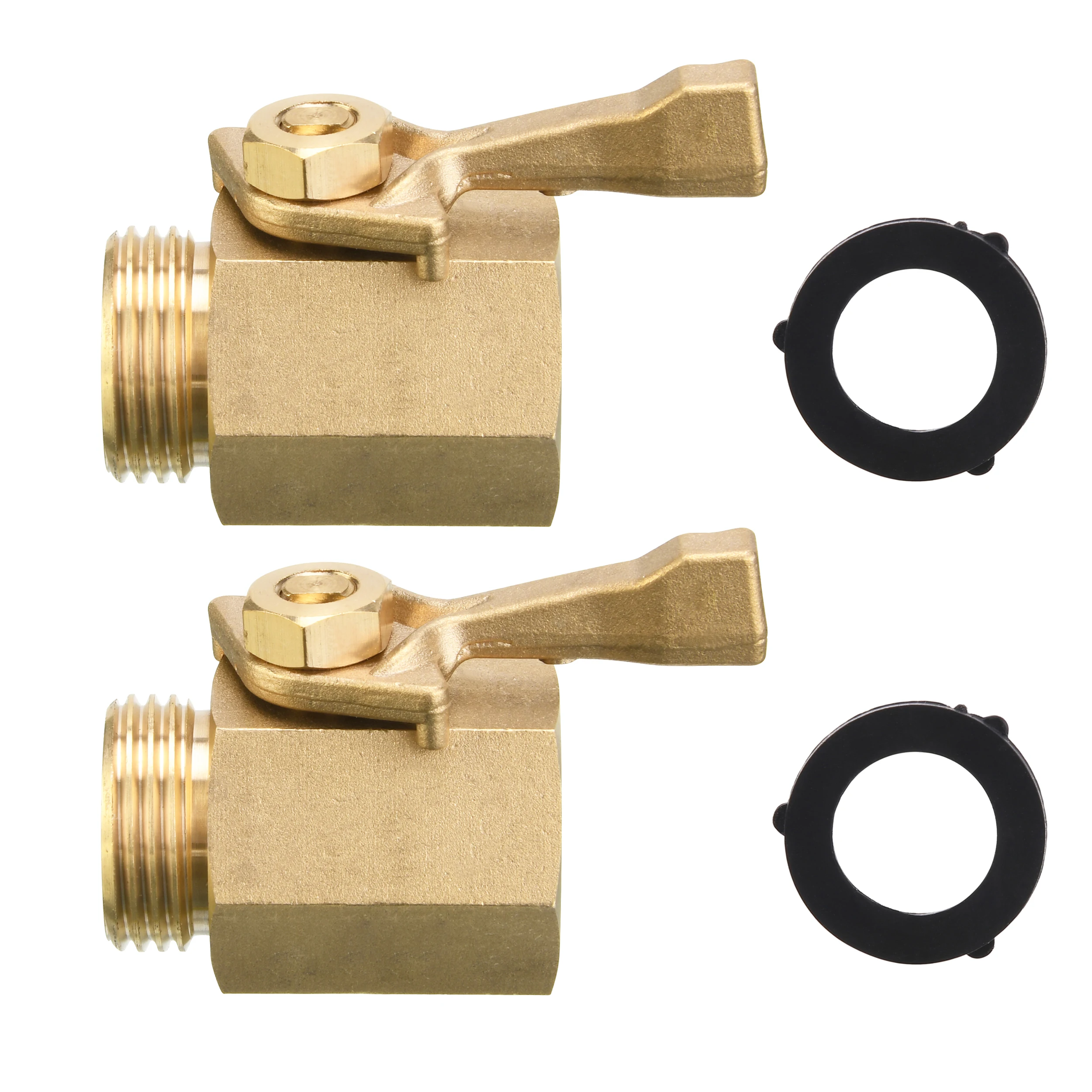 Good Quality Garden Hose 3/4"" Brass Shut Off Valve Custom Cut-Off ...