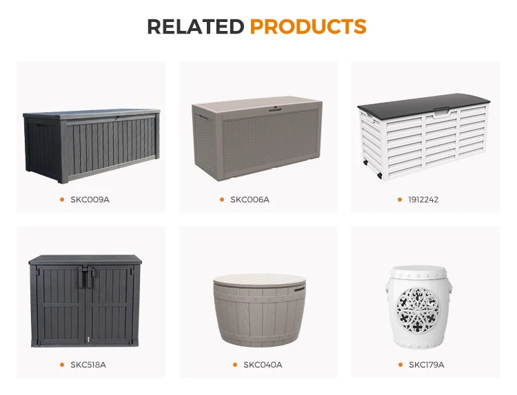 Outdoor Patio Lockable Storage Cabinet Waterproof Balcony Storage Shed ...