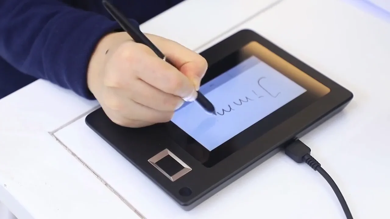 Huion 5 Inch Original Handwriting Lcd Notepad Signature Pad Pen Tablet ...