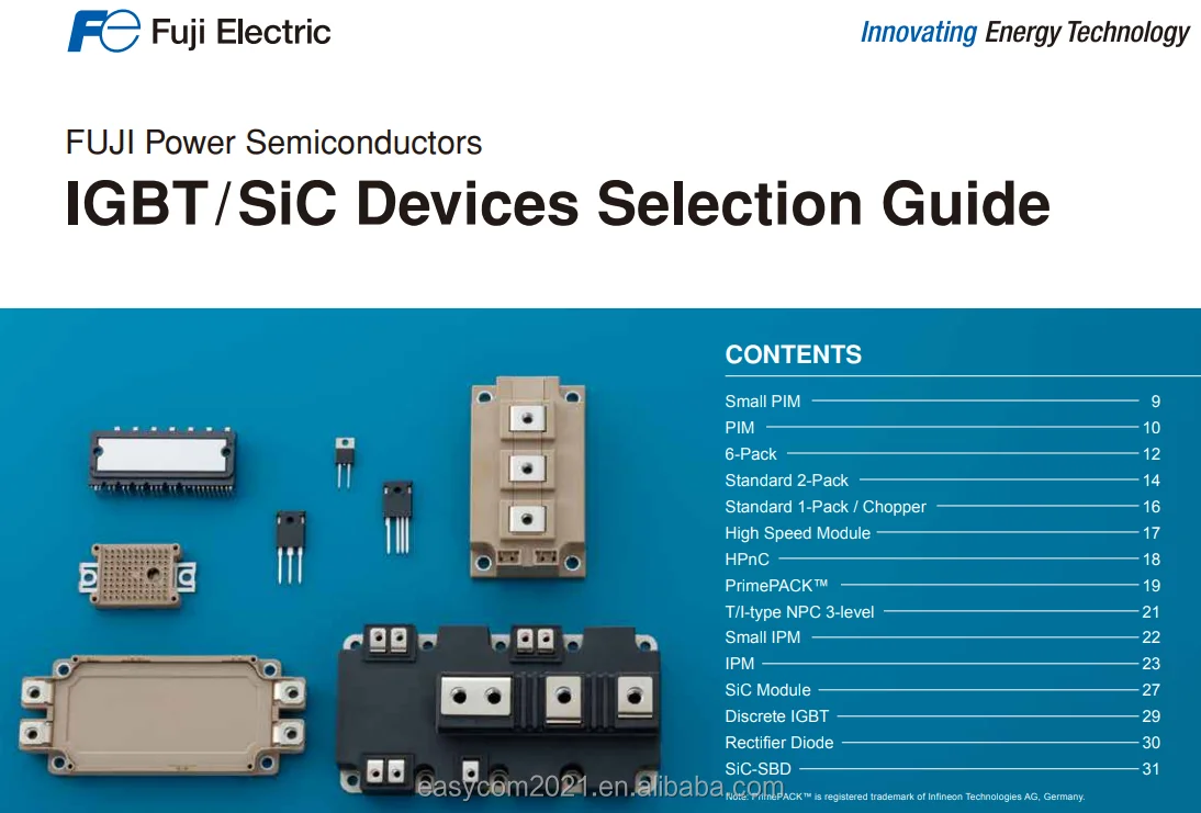 Fuji Igbt Power Module Standard 2-pack - Buy Toshiba Module Igbt,Fuji ...