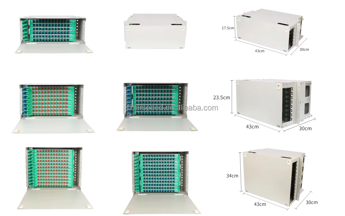 Wholesale Cold Rolled Optical Fibre Drawer Odf 72core Odf Optical Fiber ...