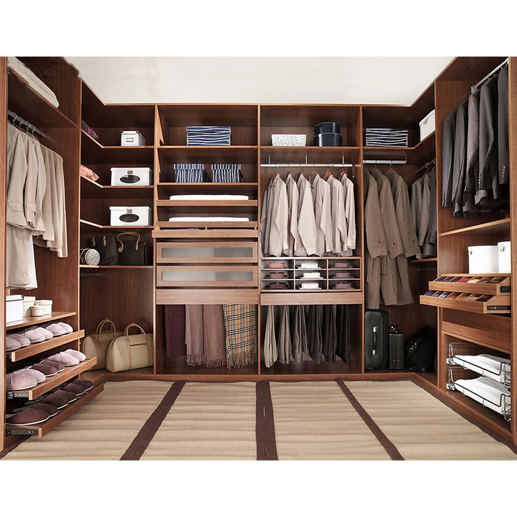 Custom Luxury Clothes Storage Walking Cabinet Closets Set Designs ...