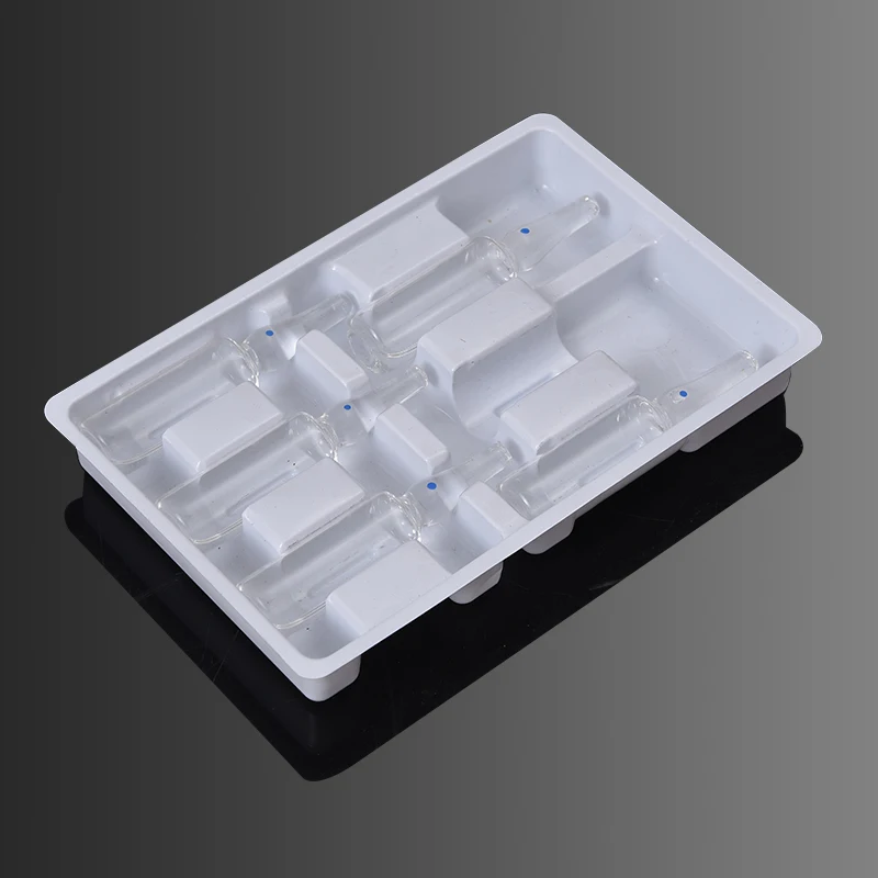 Custom Vacuum Formed Tray for Medicine Bottle Packaging