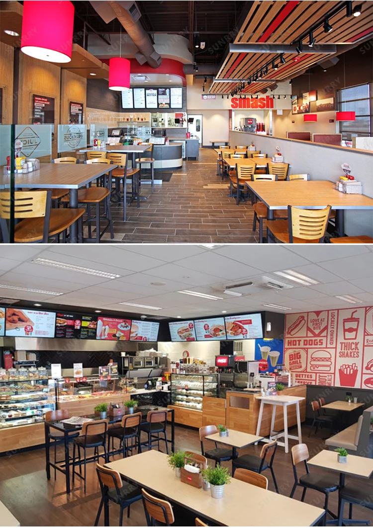Fast Food Shop Project Design Mcdonalds Kitchen Equipment Snack Bar ...
