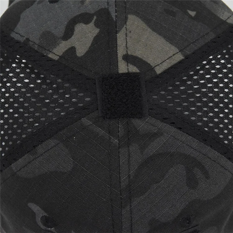 Men's Breathable Tactical Baseball Caps - 6panel Rib-Stop Mesh Fabric