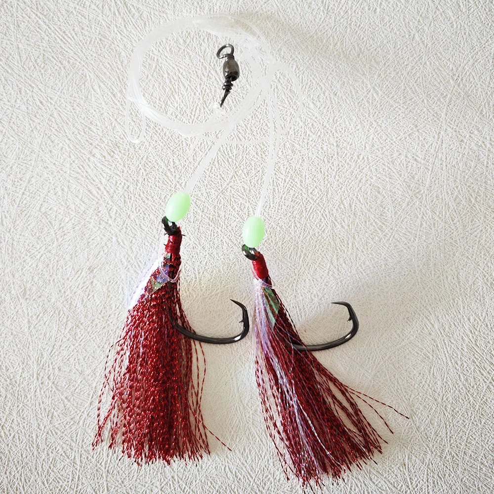 Alpha Snapper Fishing Flasher Rig Bait Flasher Rigs With Luminous Bead ...