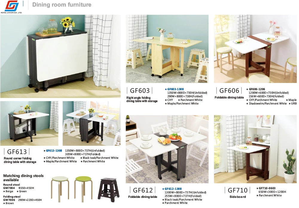 Outdoor Party 6ft Rectangular Plastic Folding Dinning Table Set 6 ...