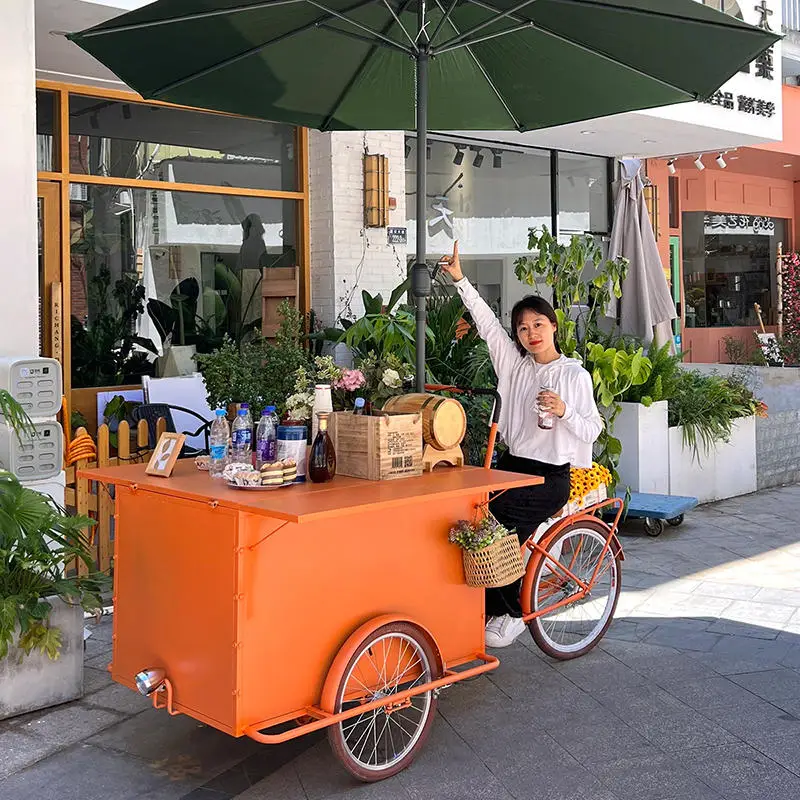 Electric Cargo Tricycle Food Trucks - High Productivity