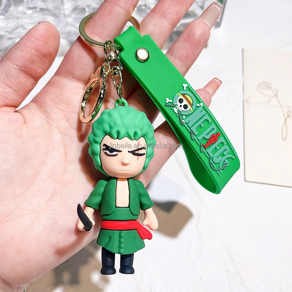 Hot Sell Cartoon One Piece Pendant Anime Pvc 3d One Piece Luffy ...