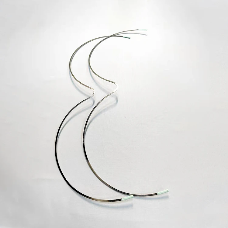 Customized Bra Accessories Strong Support Silver Grey Metal Bras Wires ...