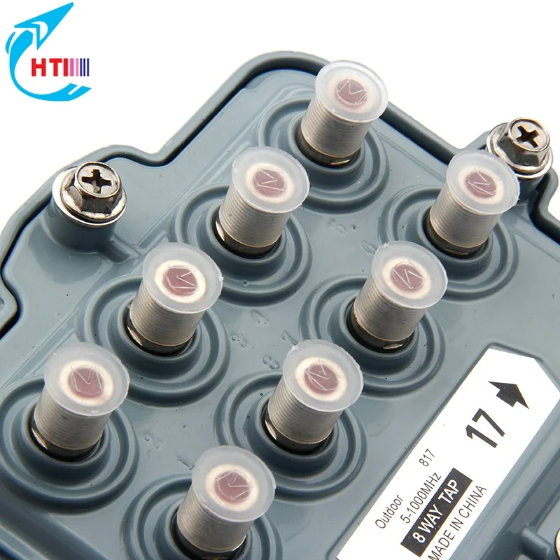 Outdoor Tap Off 8 Way Sub Trunk Catv Tap 11,14,17,20,23,26,29,32,35 Db ...