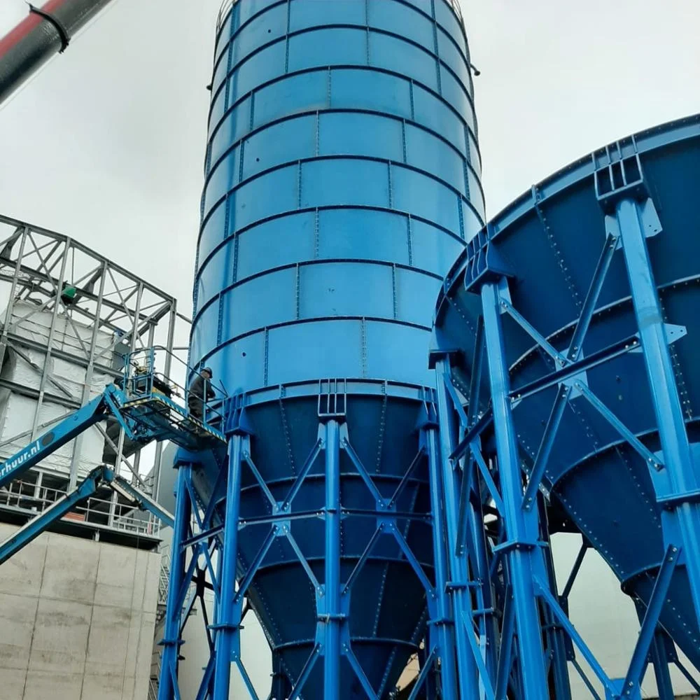 1000 Ton Capacity Cement Silo,Truck Load Terminal - Buy 1000 Ton Cement ...