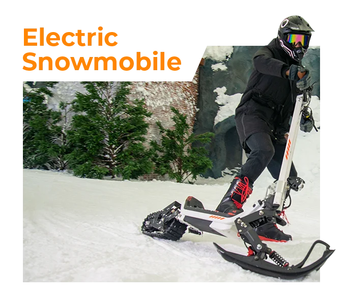 New Arrival Electric Snow Scooter Innovative Skate Snowmobile 2 Wheel ...