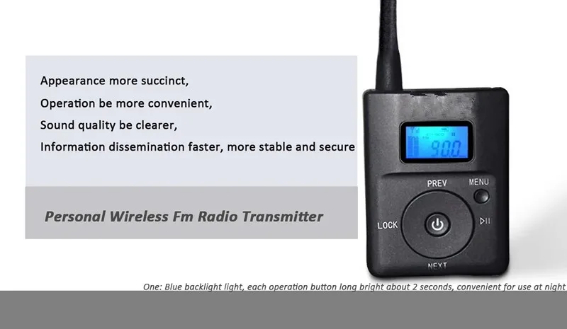 New Arrival Portable Wireless Conference TF Card FM Transmitter MP3 ...