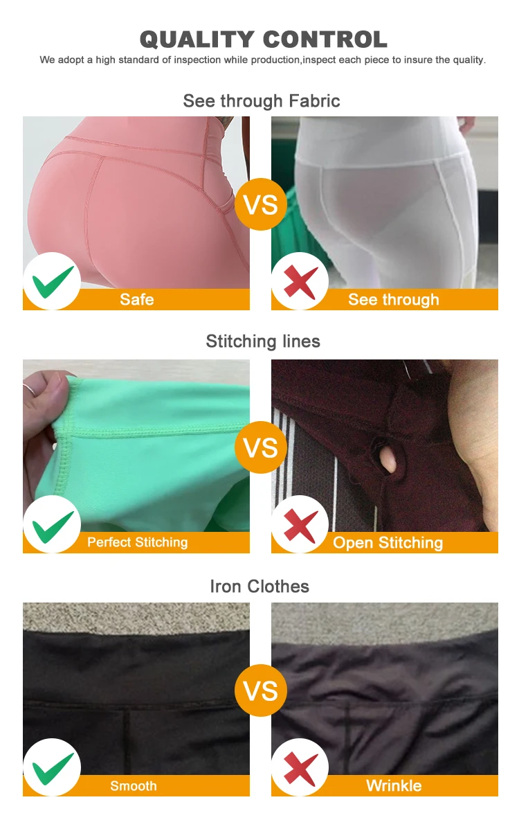 Custom Women Breathable Hip Lift Workout Yoga Pants High Waist Soft