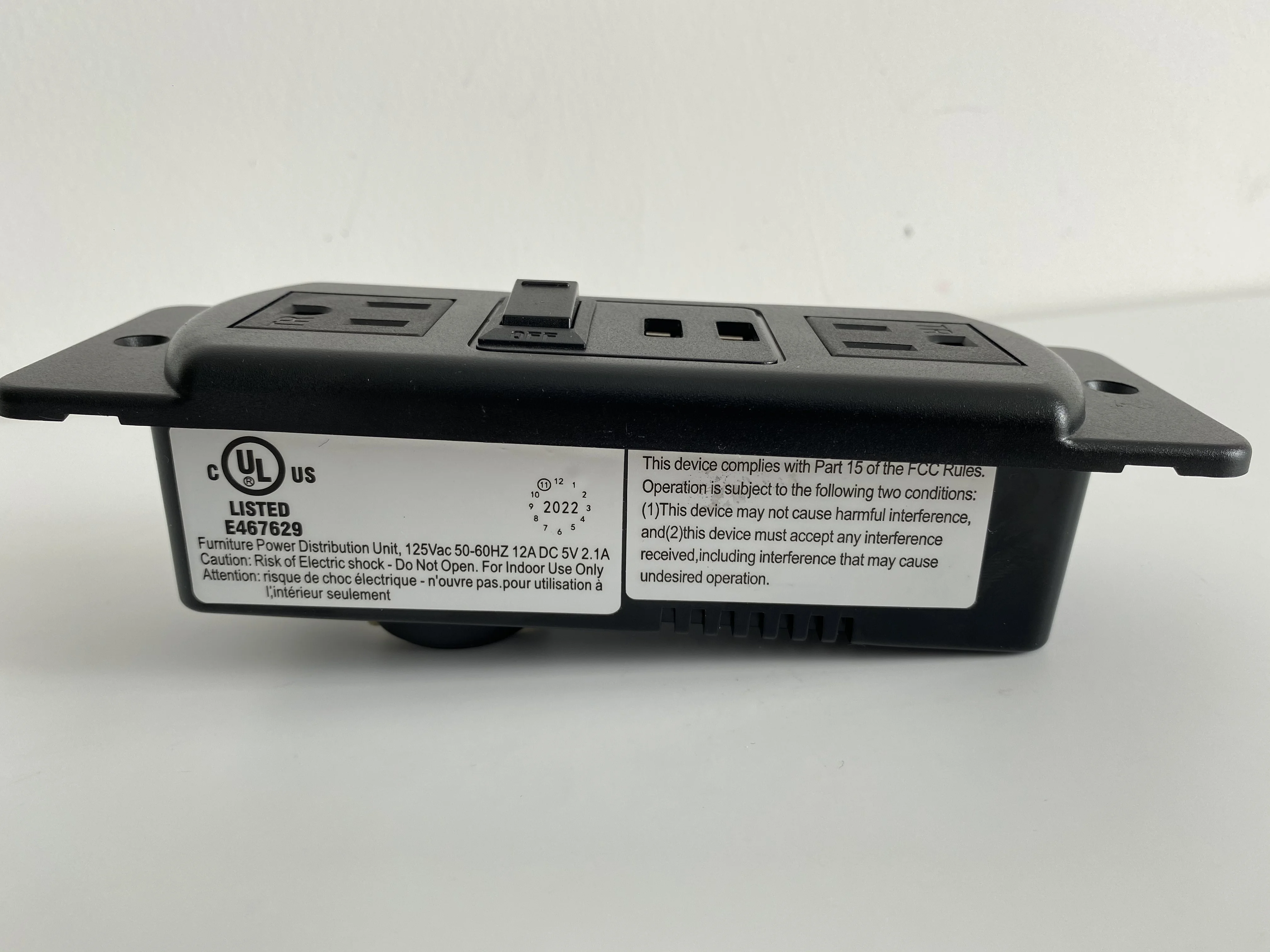 Customizable Outlets 2ac+2usb+1switch American Standard Desktop ...