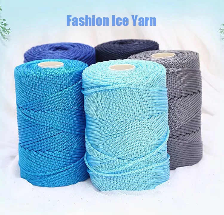 Light Viscose Ice Rope 3mm - Versatile Knitting Yarn
