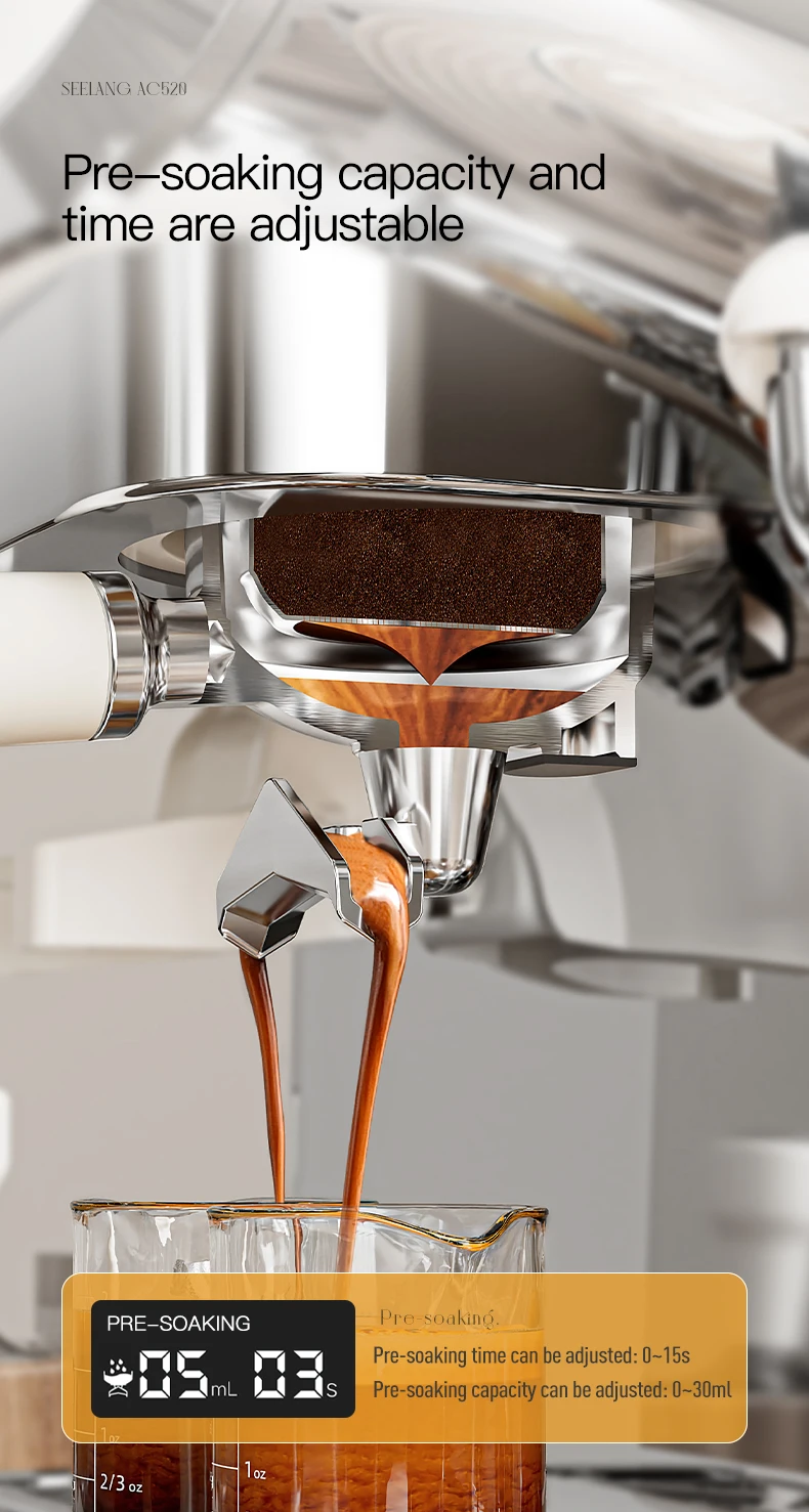 Italian Commercial Automatic Espresso Machine Professional Thermoblock ...