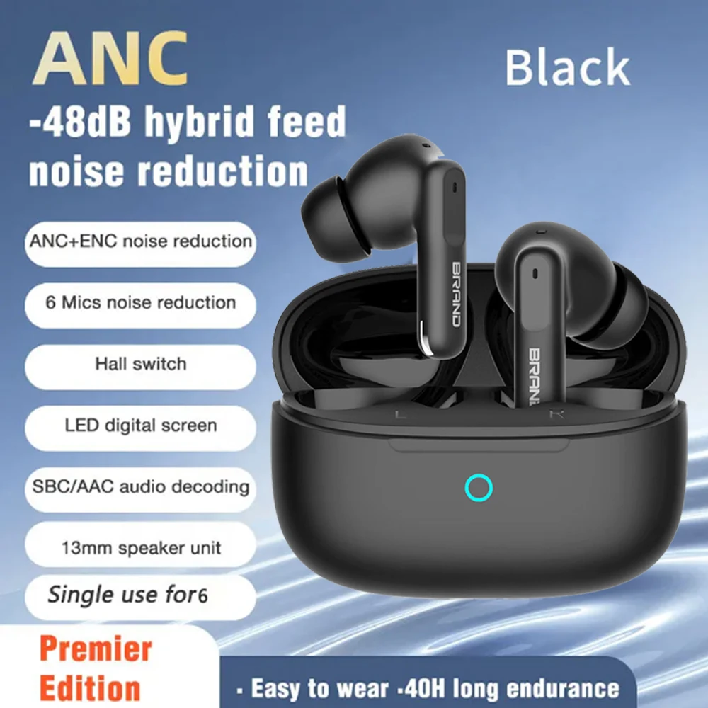 6 Mics Wireless Earphone Anc Enc Tws Earbuds - Buy Oem Ear Buds Ear ...