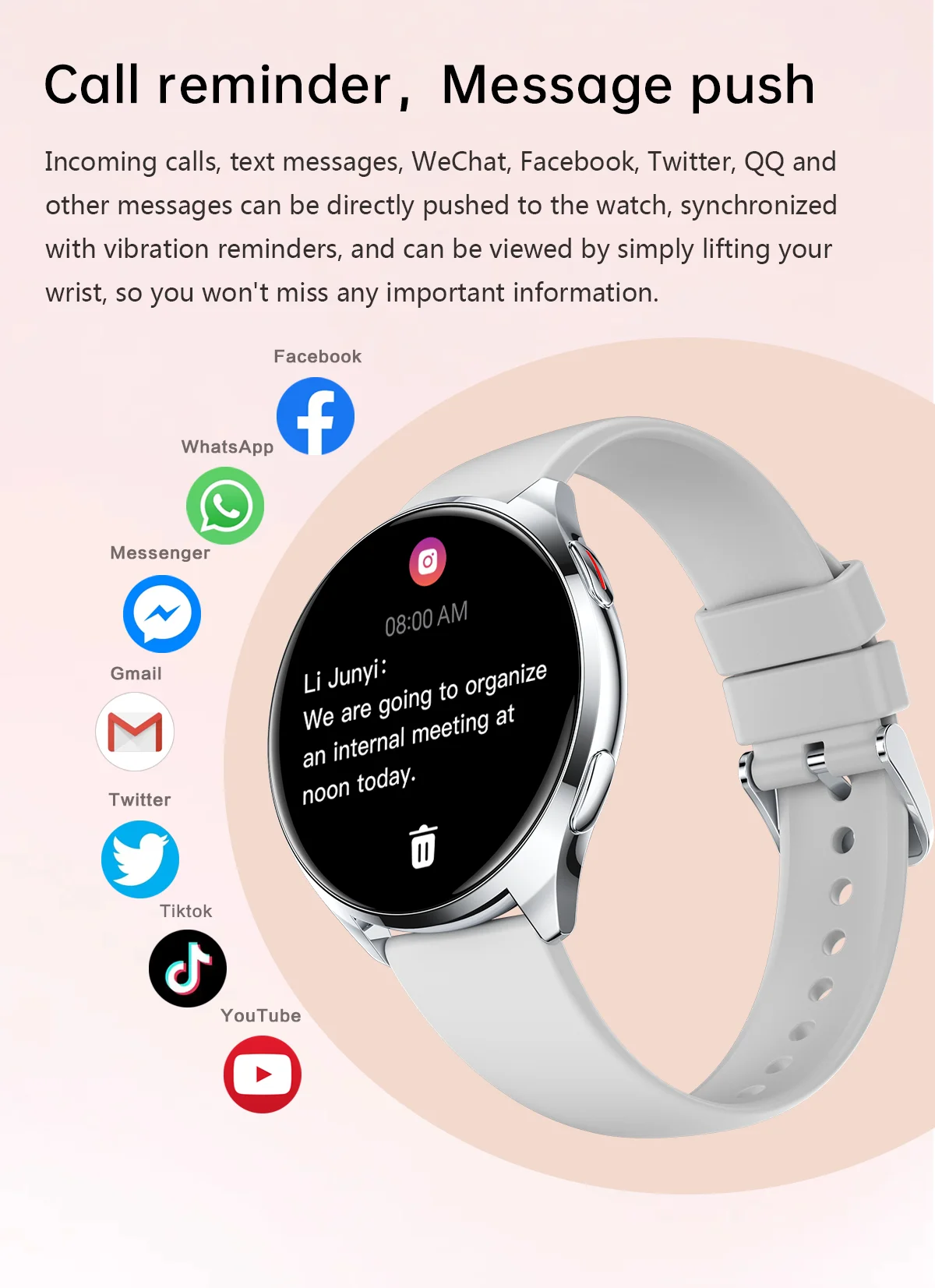 AOKE Smart Watch GK11 - Ultra Hombre Health & Fitness Tracker