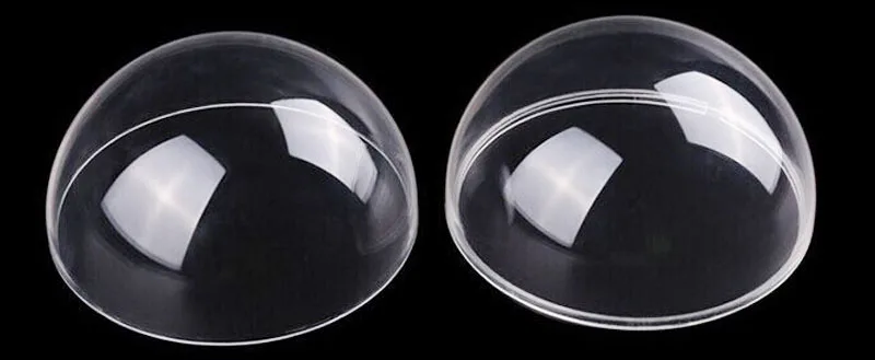Customized Clear Acrylic Hemisphere - Perfect for Displays