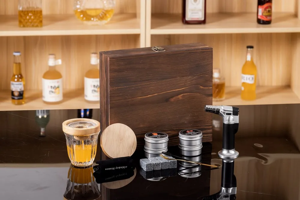 Shop Our Factory Custom Bar Tools Set with Smoker Cocktail Gun