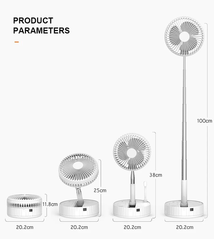New Design Rechargeable Fan Electric Fan Usb Portable Foldable Fan For ...