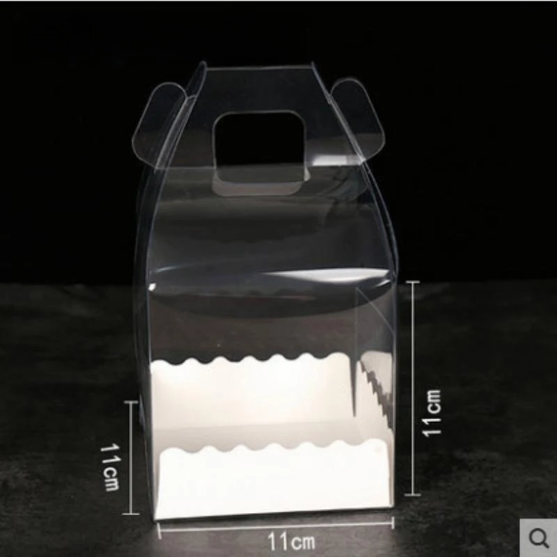 Custom Handheld Food Grade Birthday Cake Box Bio-degradable Dessert ...
