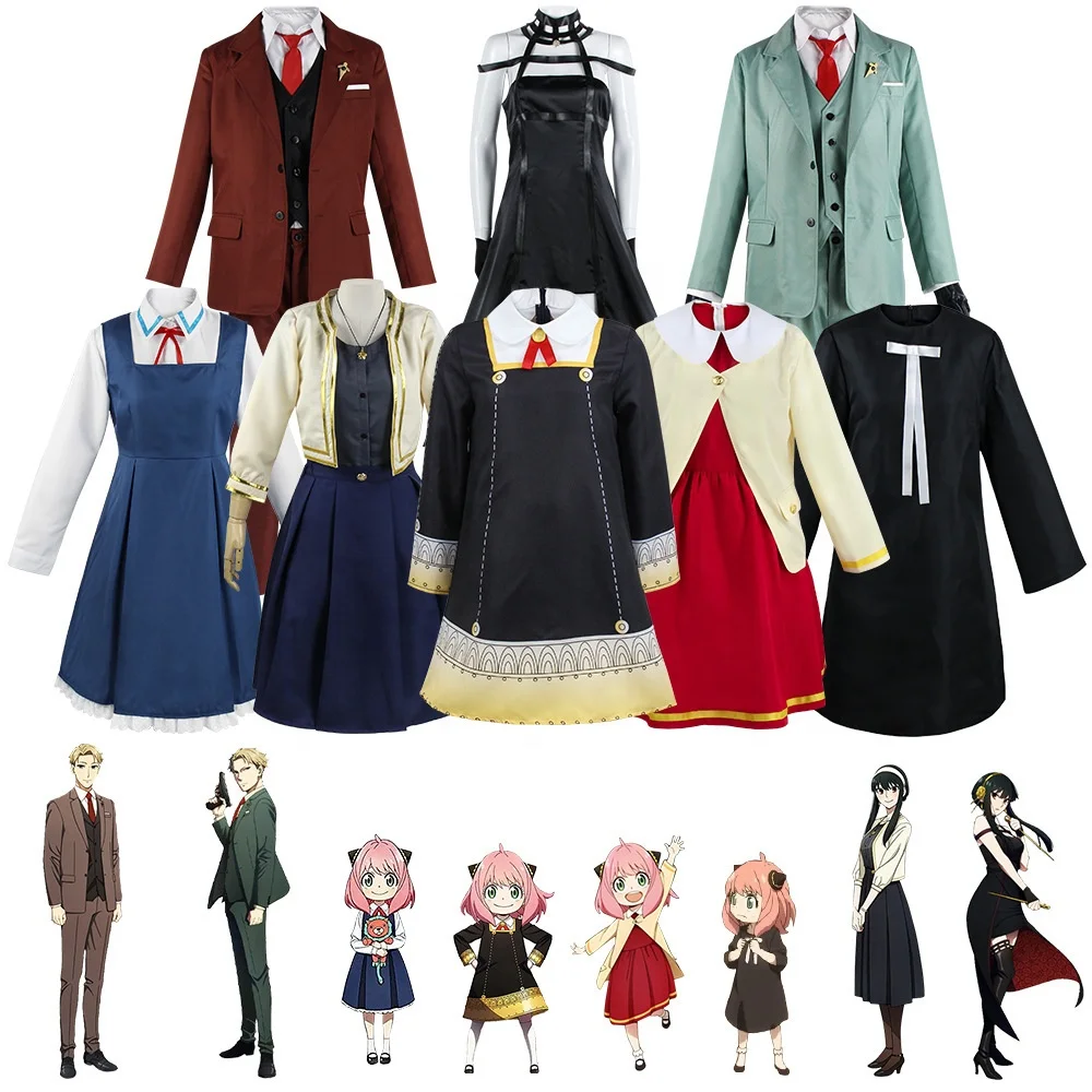 Spy X Family Anya Forger / Yor Forger / Twilight Cosplay Anime Costume ...