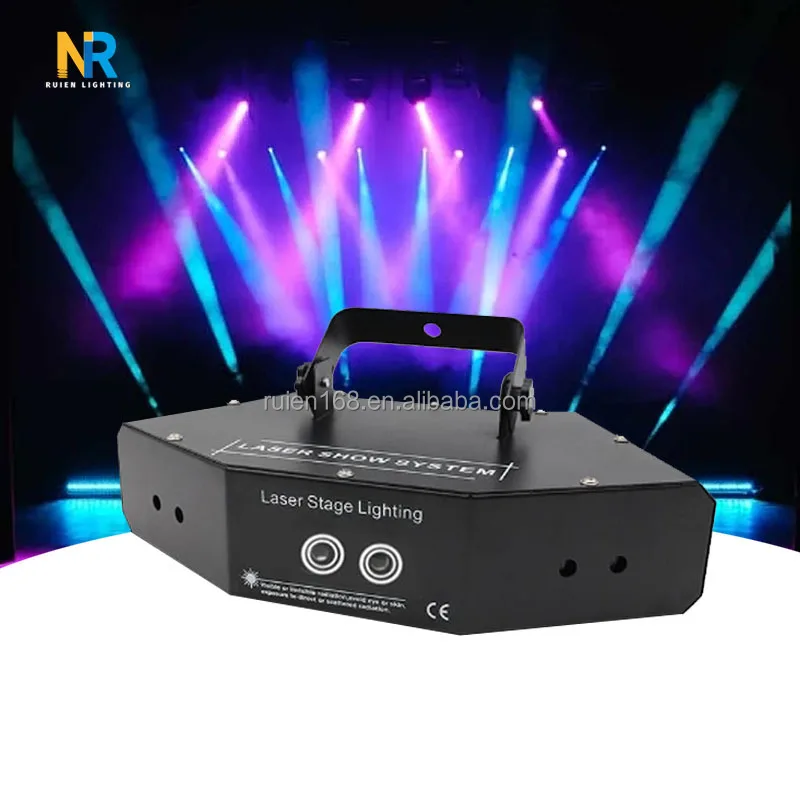 Ruien 6 Eyes Rgb Laser Beam Light Laser Stage Party Lighting Dmx Laser ...