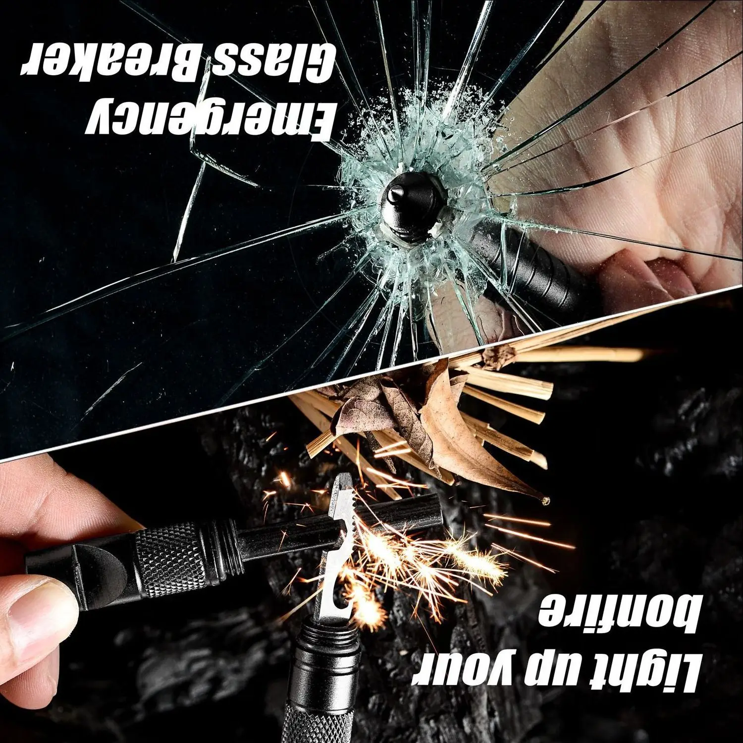 EDC Emergency Glass Breaker - Multi-Function Tactical Pen
