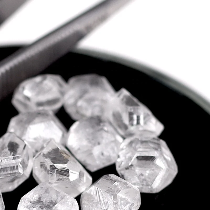White Hpht Cvd Uncut Lab Grown Rough Diamonds For Sale - Buy Hpht Rough ...