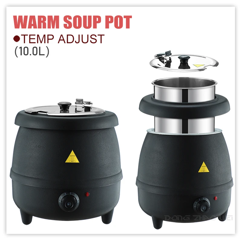 Buffet Supplies 13L Commercial Soup Furnace Buffet Warmer Tureen ...