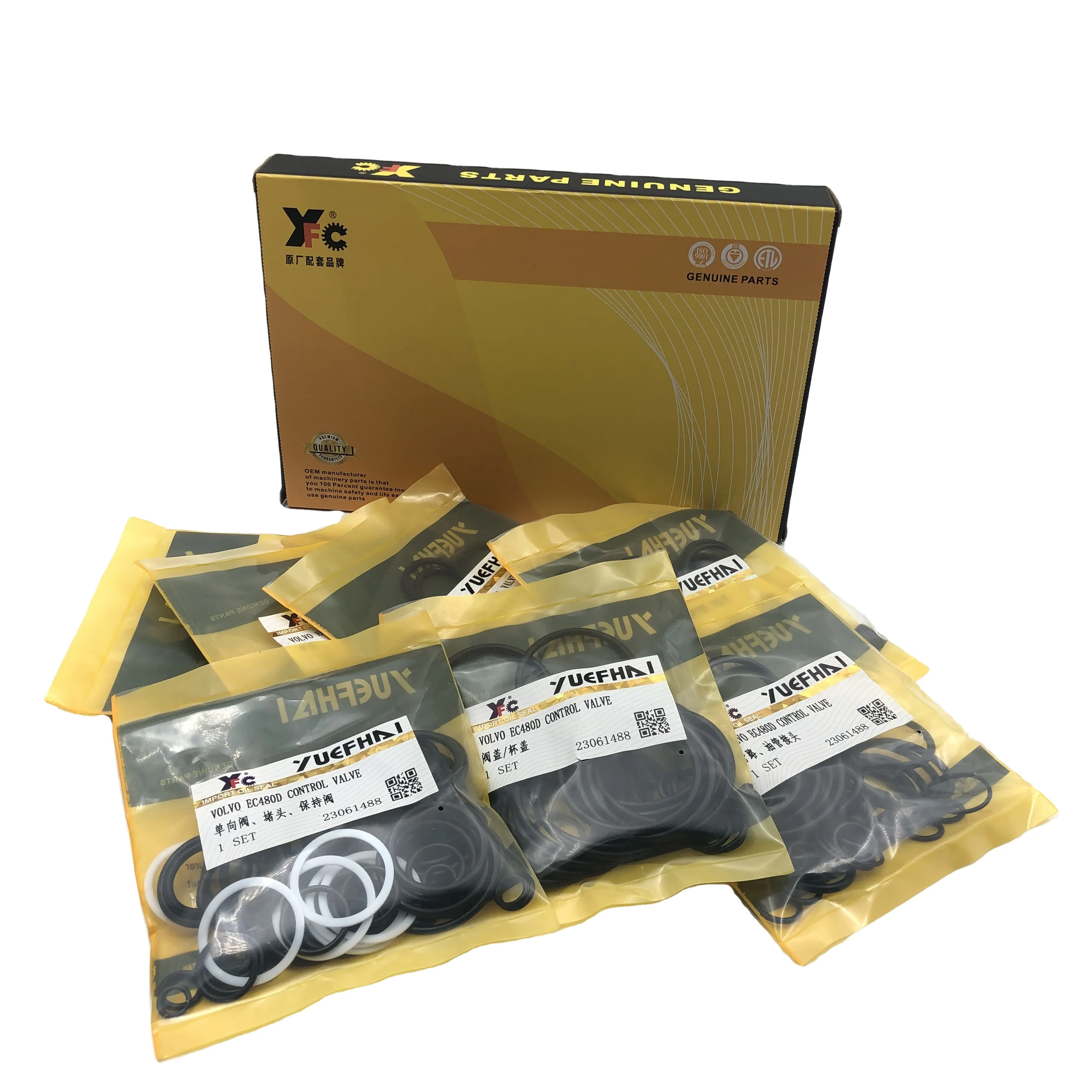 Volvo Excavator EC460B EC480D Hydraulic Control Valve Seal Kit 14556410 14641032