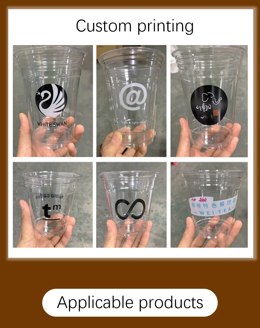 Clear Vasos Desechables 8 Onzas Factory Wholesale Pp Pet Pla Disposable ...