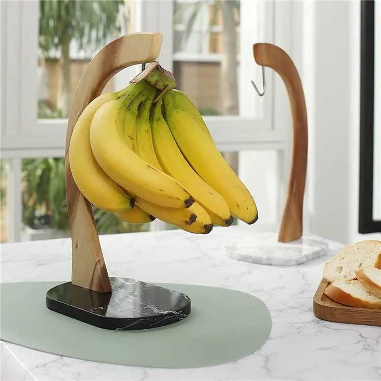 Banana Hanger Marble Base - Modern & Sustainable Storage