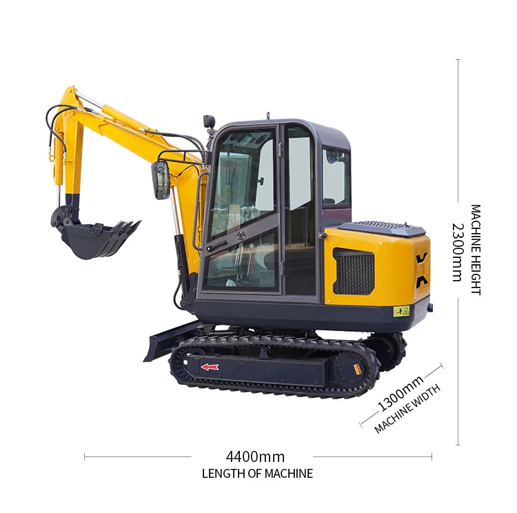 HT30 Mini Excavator - 3 Ton Crawler Digger with 0.11m³ Bucket for ...