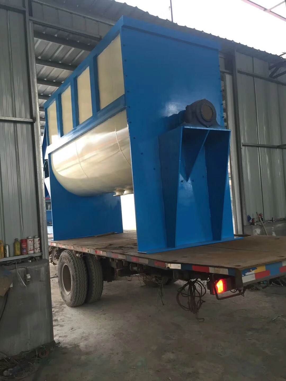 11 Cubic Foot Ribbon Blender Stainless Steel Mixer 2 Ton Ribbon Feed ...