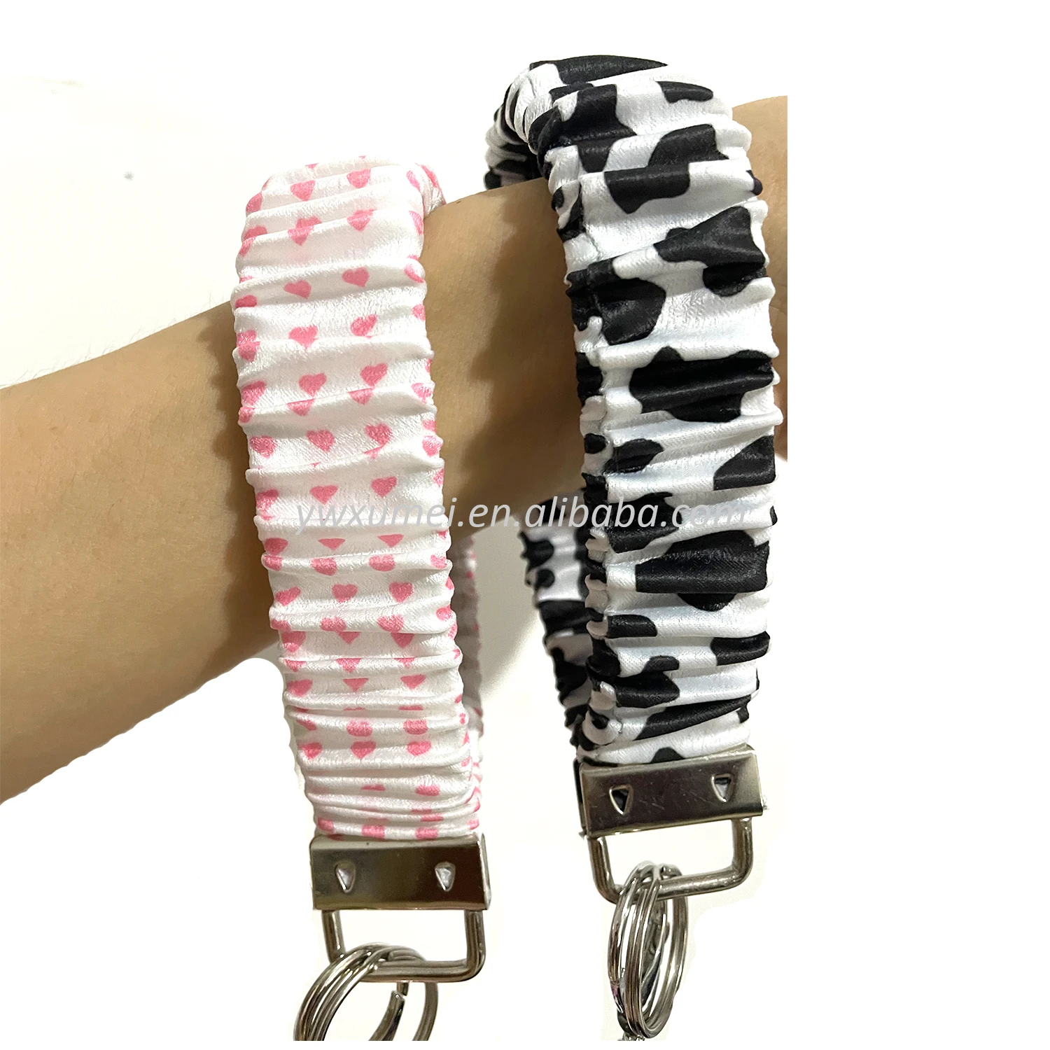 New Style Multifunctional Elastic Satin Srunchie Keychain Self Defense ...