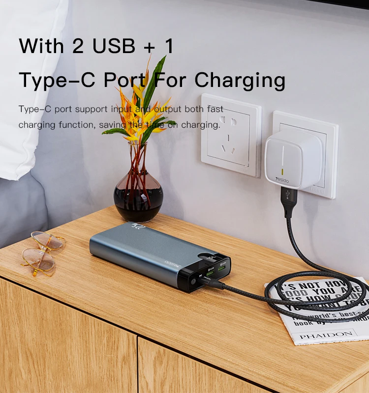 YESIDO Powerbanks - High Capacity, Fast Charging Solutions