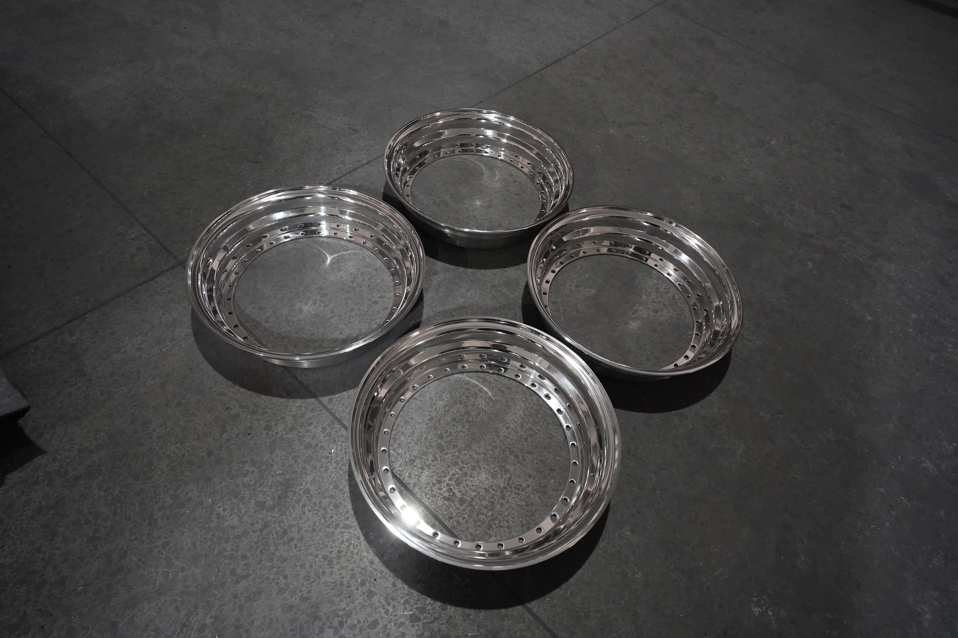 3 Piece Forged Custom Wheel Rims 15*3 Step Lip Outer Lip PCD 30-314-7.5 ...