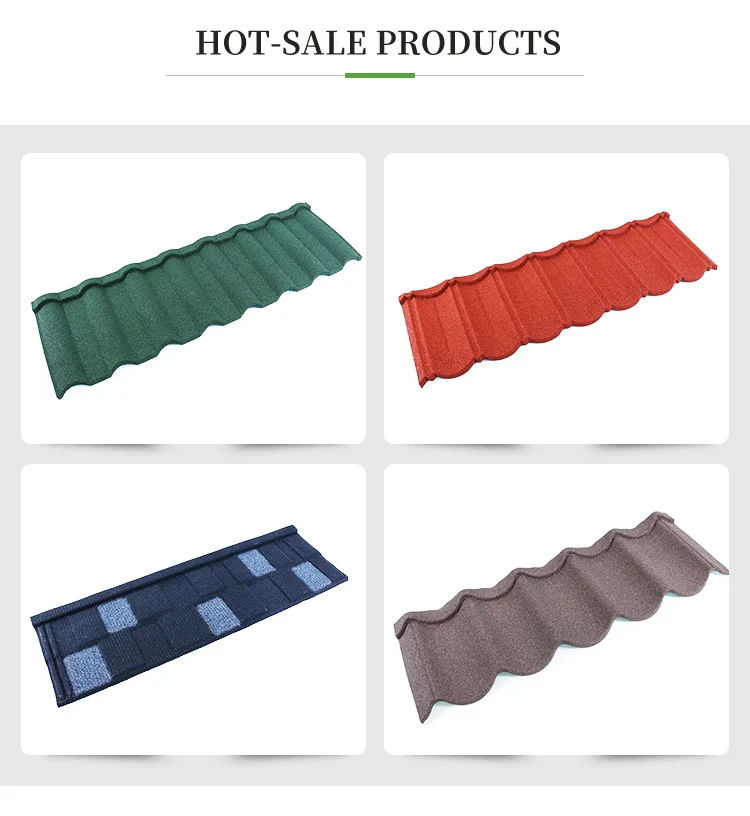 Stone Coated Metal Roof Tiles for Villa Building - Durable & Stylish