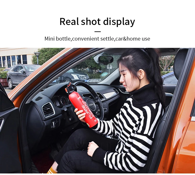 Aluminum Alloy Car Fire Extinguisher 1 Kg 520ml To 620ml With Plastic Valve - Buy Car Fire ...
