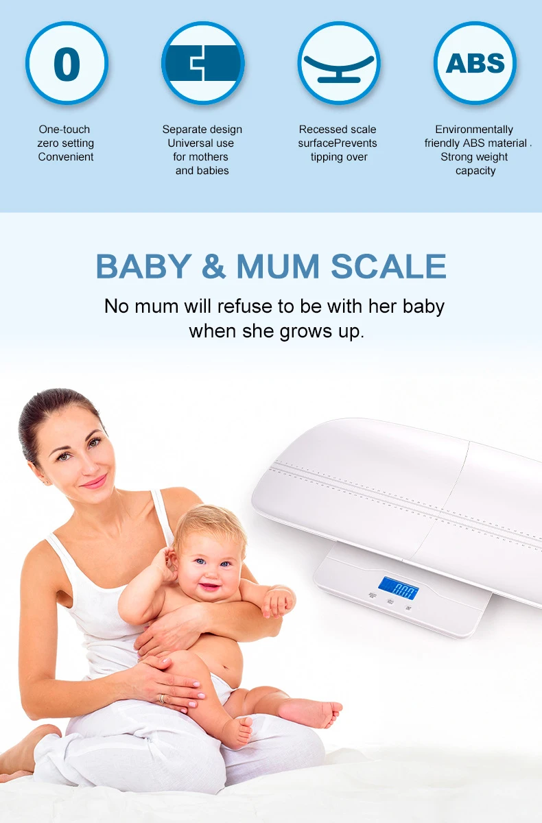 Baby Healthy Weight Weighing Scale 70cm Detachable Split Mother-and ...