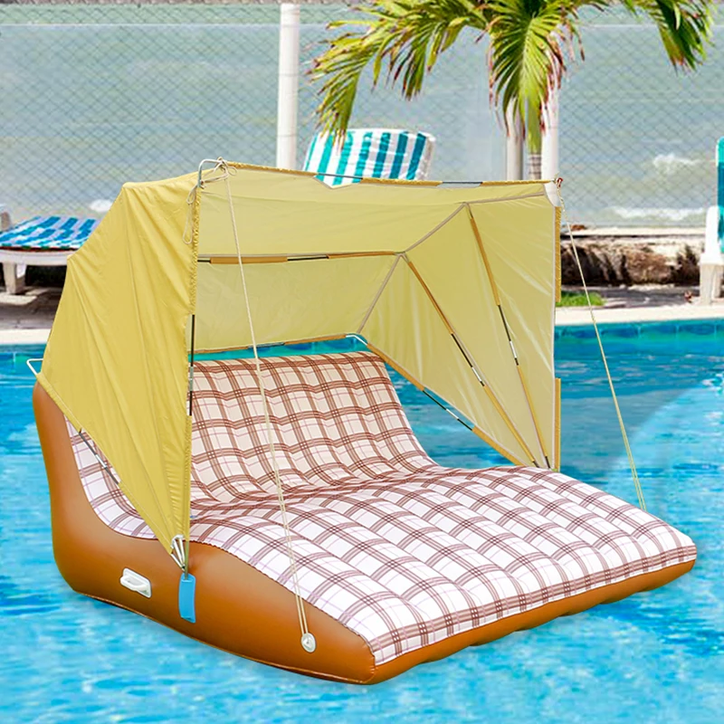 Inflatable Pool Chair Sun loungers Floating Multiple Scenes Waterproof ...