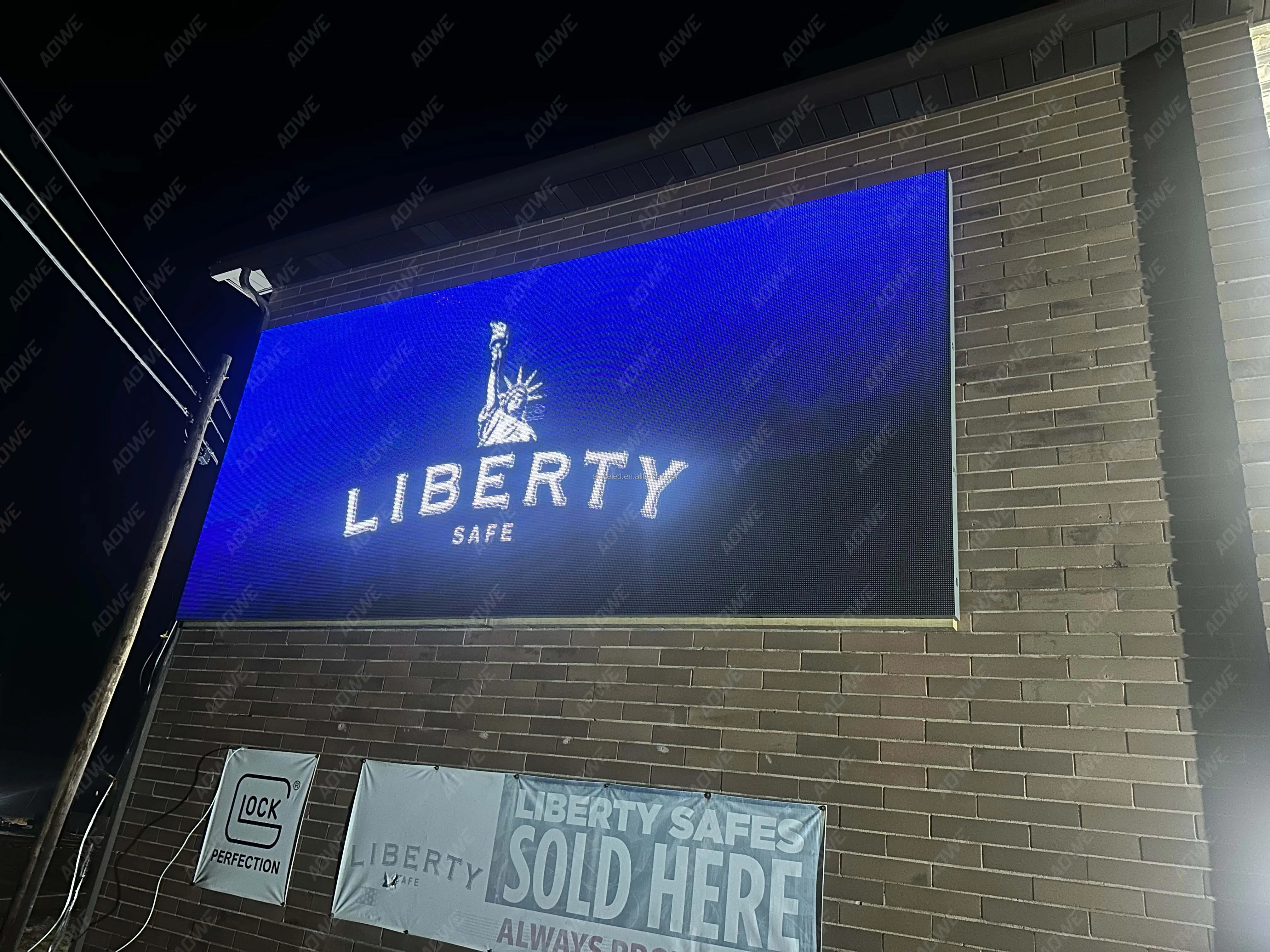 AOWE Outdoor Ip67 Waterproof Outdoor 3d Advertising Digital Signage Led ...