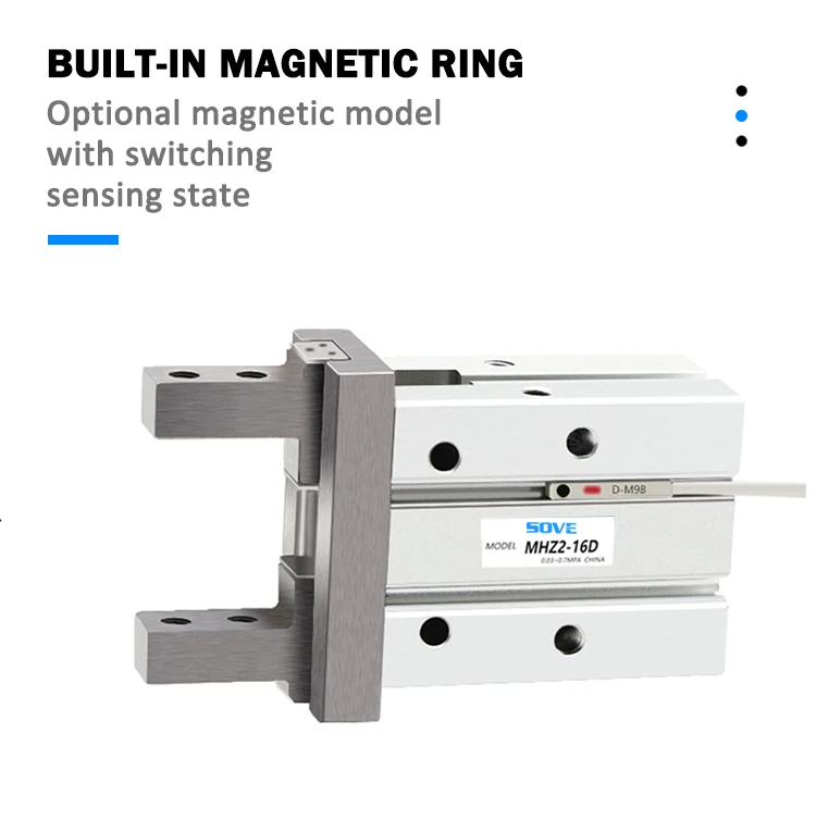 SMC Pneumatic Gripper - MHZ2-16D Small Parallel Fixture