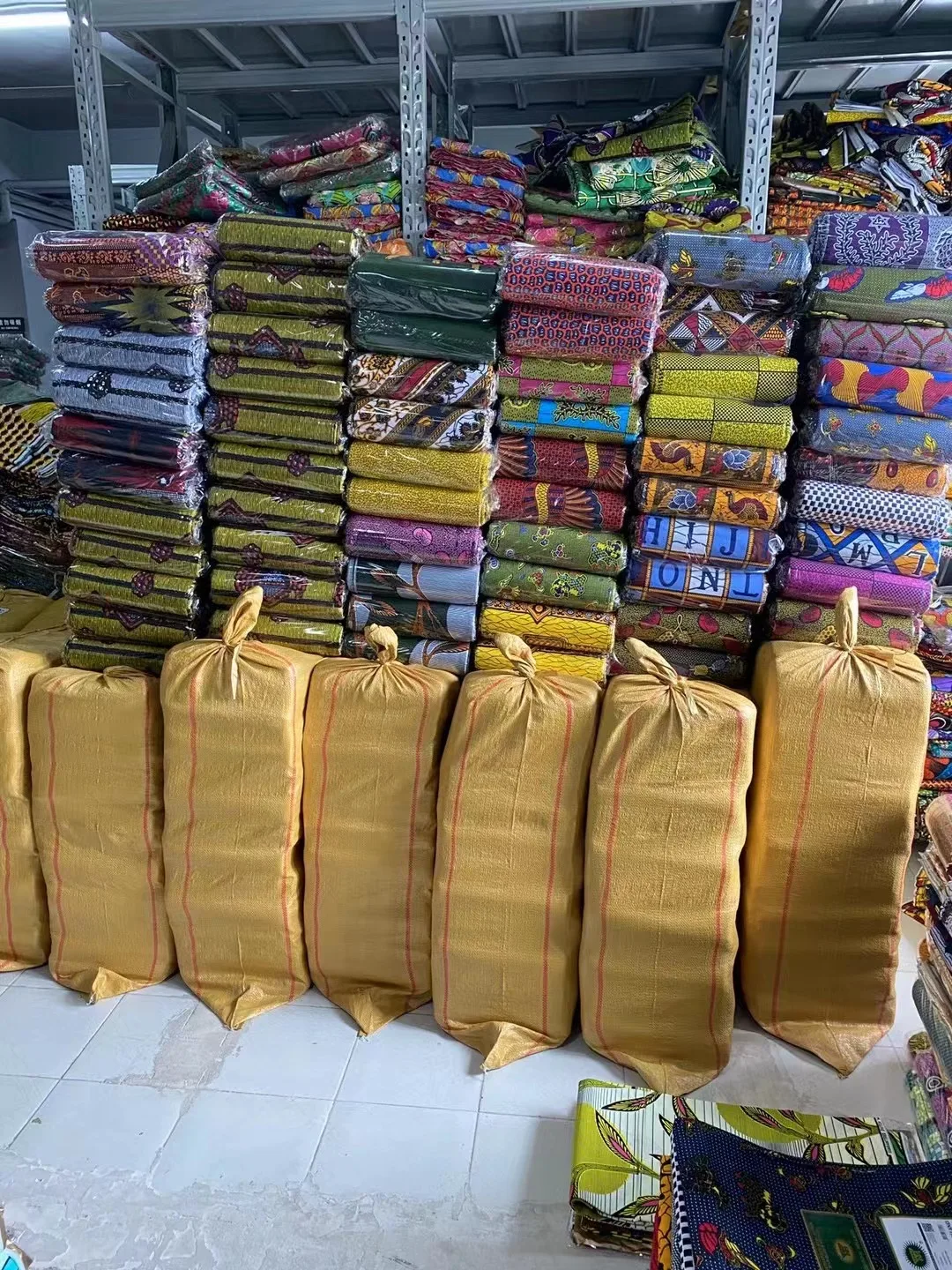 High Quality 100% Cotton African Dutch Hollandais Wax Print Fabric Wax ...