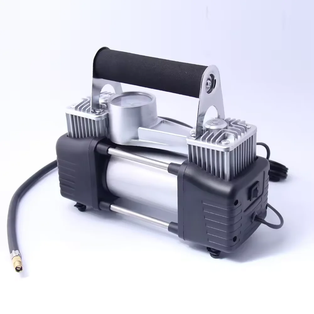 Heavy Duty 12V Air Compressor High Pressure Double Cylinder 12v Car Air ...